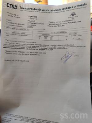 Синий Ситроен С4 Пикассо 2016 в Рига, объемом двигателя 2.00 л и пробегом 257 тыс. км за 7200 €, фото 7 на AUTOMOTO.COM.LV