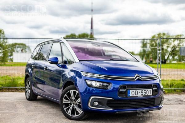 Zils Citroen c4-picasso 2016 Rīga, ar dzinēja tilpumu 2.00 L un nobraukumu 185 tūkst. km par 10590 €, foto 2 vietnē AUTOMOTO.COM.LV