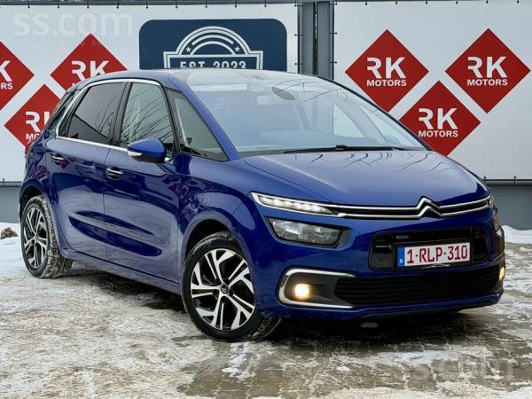 Blue Citroen c4-picasso 2017 in Jelgava, with an engine capacity of 1.20 L and mileage of 136 thousand km for 8300 €, photo 2 on AUTOMOTO.COM.LV