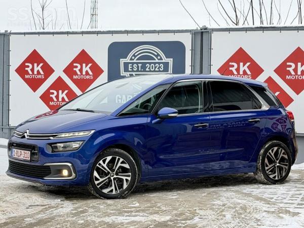 Blue Citroen c4-picasso 2017 in Jelgava, with an engine capacity of 1.20 L and mileage of 136 thousand km for 8300 €, photo 6 on AUTOMOTO.COM.LV