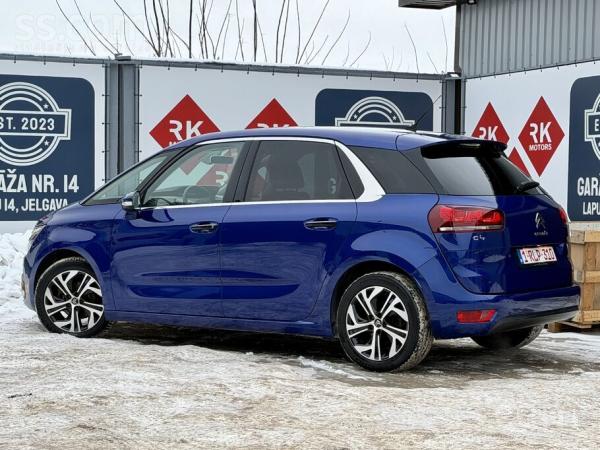 Blue Citroen c4-picasso 2017 in Jelgava, with an engine capacity of 1.20 L and mileage of 136 thousand km for 8300 €, photo 7 on AUTOMOTO.COM.LV