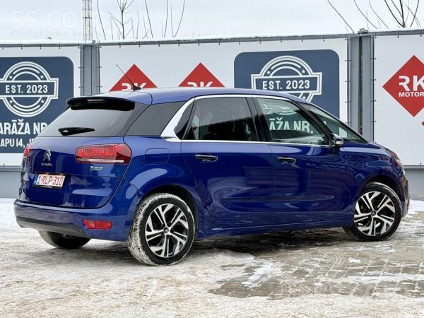 Blue Citroen c4-picasso 2017 in Jelgava, with an engine capacity of 1.20 L and mileage of 136 thousand km for 8300 €, photo 8 on AUTOMOTO.COM.LV