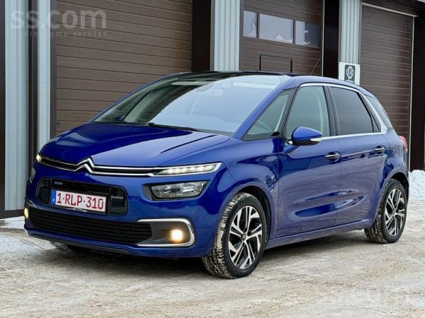 Blue Citroen c4-picasso 2017 in Jelgava, with an engine capacity of 1.20 L and mileage of 136 thousand km for 8300 €, photo 9 on AUTOMOTO.COM.LV