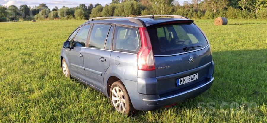 Zils Citroen c4-picasso 2012 Ogre, ar dzinēja tilpumu 1.60 L un nobraukumu 292 tūkst. km par 2800 €, foto 7 vietnē AUTOMOTO.COM.LV