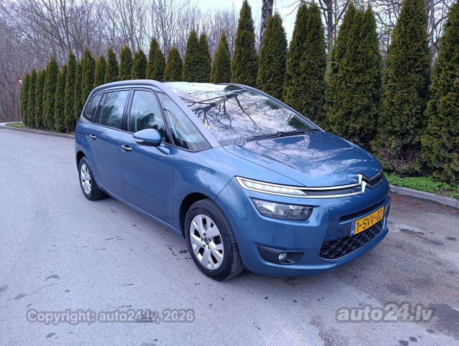 Blue Citroen c4-picasso 2014 in Tallinn, with an engine capacity of 1.60 L and mileage of 278 thousand km for 5499 €, photo 1 on AUTOMOTO.COM.LV
