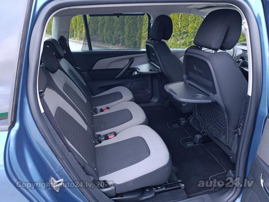 Blue Citroen c4-picasso 2014 in Tallinn, with an engine capacity of 1.60 L and mileage of 278 thousand km for 5499 €, photo 12 on AUTOMOTO.COM.LV