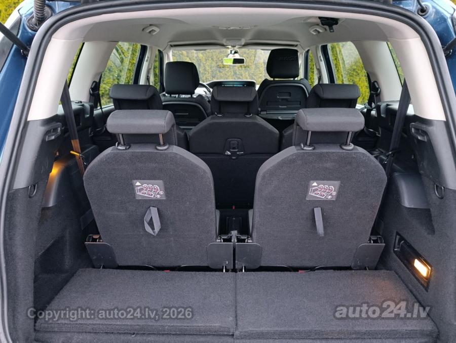 Blue Citroen c4-picasso 2014 in Tallinn, with an engine capacity of 1.60 L and mileage of 278 thousand km for 5499 €, photo 14 on AUTOMOTO.COM.LV