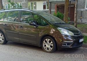 Brūns Citroen c4-picasso 2012 Daugavpils, ar dzinēja tilpumu 1.60 L un nobraukumu 159 tūkst. km par 5100 €, foto  vietnē AUTOMOTO.COM.LV