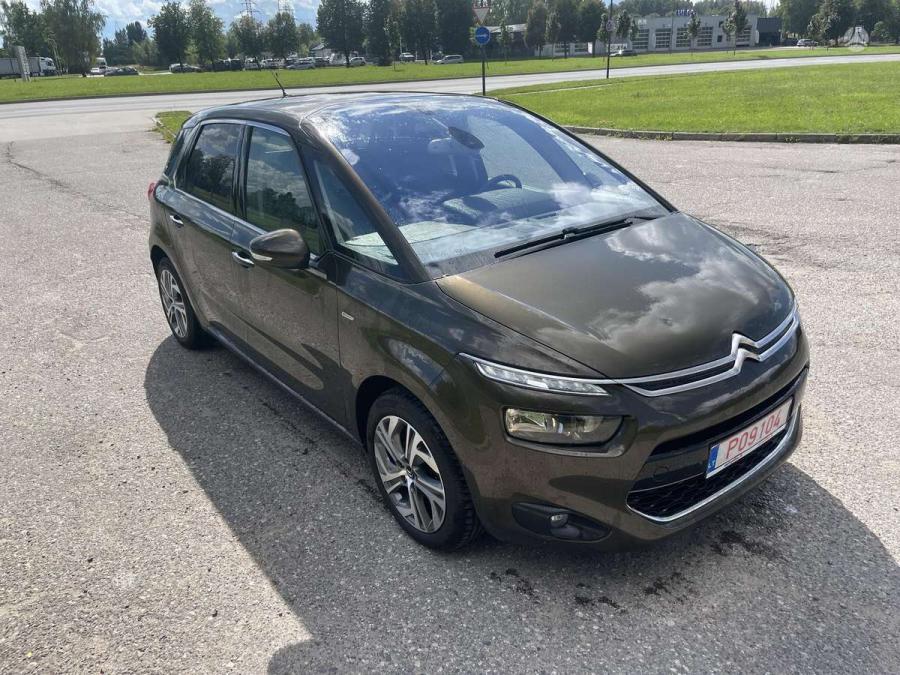 Brown Citroen c4-picasso 2014 in Kaunas, with an engine capacity of 1.56 L and mileage of 125 thousand km for 5990 €, photo 4 on AUTOMOTO.COM.LV