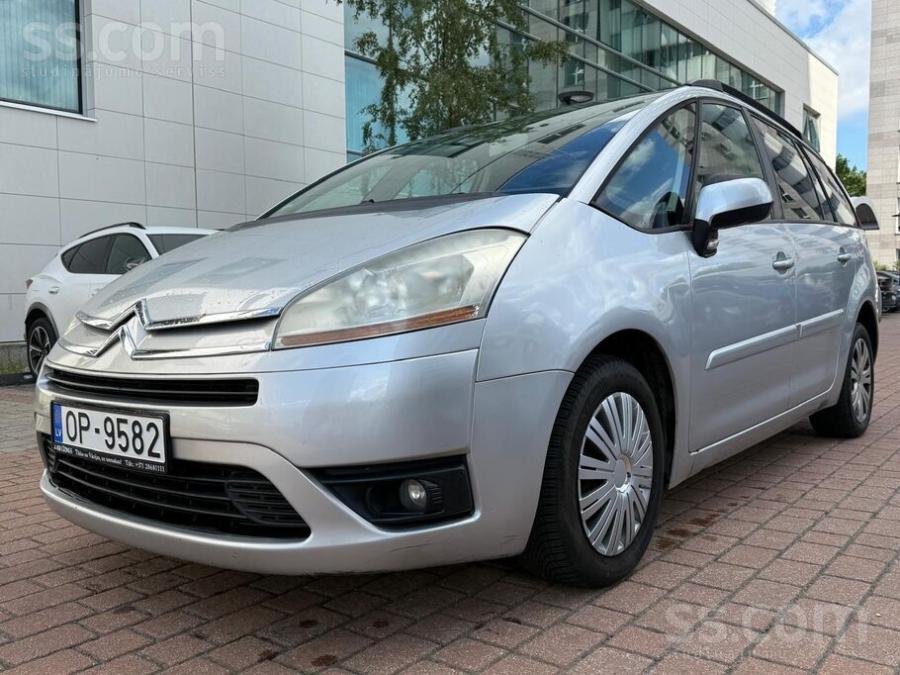 Grey Citroen c4-picasso 2007 in Riga, with an engine capacity of 1.60 L and mileage of 0 thousand km for 2500 €, photo 13 on AUTOMOTO.COM.LV