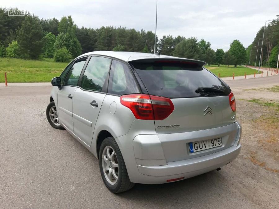 Pelēks Citroen c4-picasso 2008 Prienai, ar dzinēja tilpumu 1.60 L un nobraukumu 380 tūkst. km par 1070 €, foto 4 vietnē AUTOMOTO.COM.LV