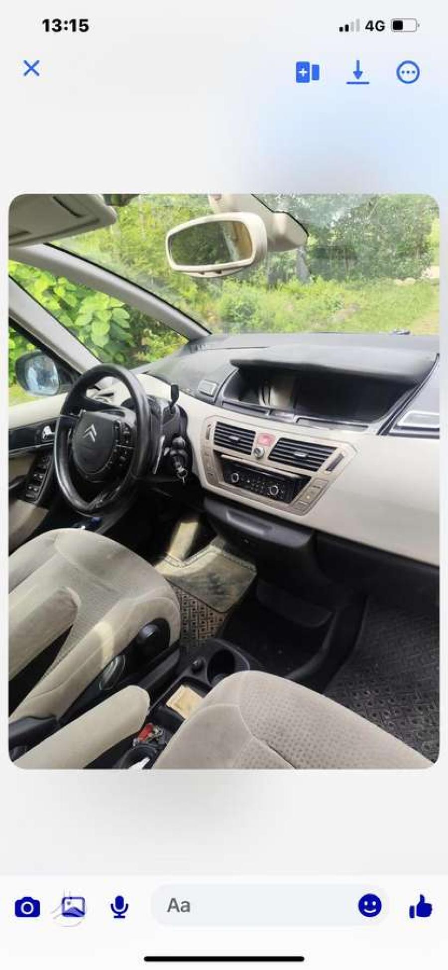 Pelēks Citroen c4-picasso 2008 Nemenčinė, ar dzinēja tilpumu 2.00 L un nobraukumu 275 tūkst. km par 1300 €, foto 5 vietnē AUTOMOTO.COM.LV