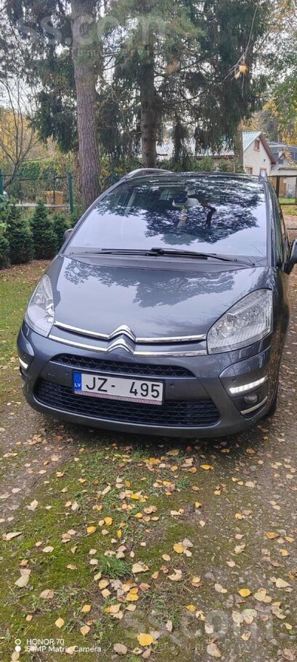 Pelēks Citroen c4-picasso 2012 Rīga, ar dzinēja tilpumu 2.00 L un nobraukumu 209 tūkst. km par 2200 €, foto 1 vietnē AUTOMOTO.COM.LV