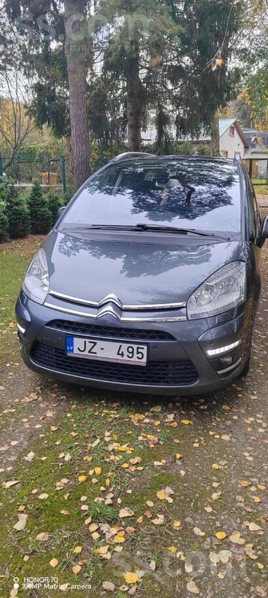 Pelēks Citroen c4-picasso 2012 Rīga, ar dzinēja tilpumu 2.00 L un nobraukumu 209 tūkst. km par 2200 €, foto 1 vietnē AUTOMOTO.COM.LV