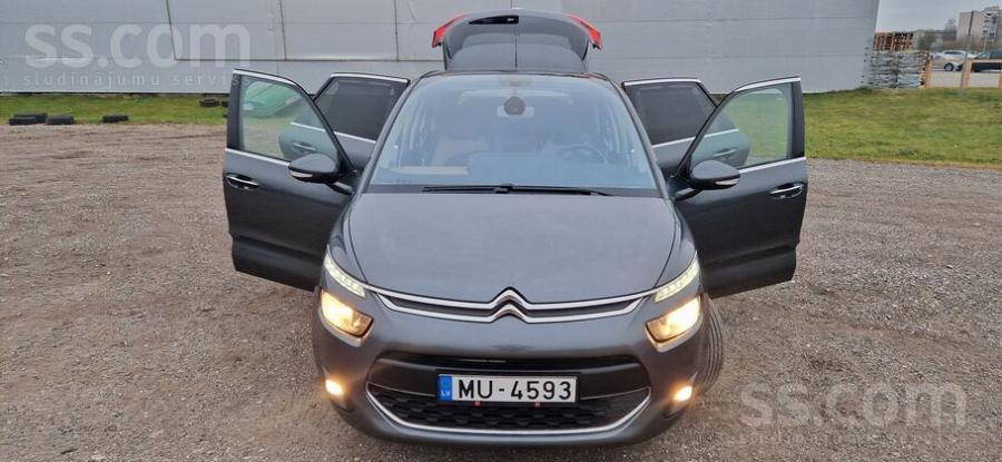 Pelēks Citroen c4-picasso 2013 Daugavpils, ar dzinēja tilpumu 1.60 L un nobraukumu 161 tūkst. km par 6350 €, foto 33 vietnē AUTOMOTO.COM.LV