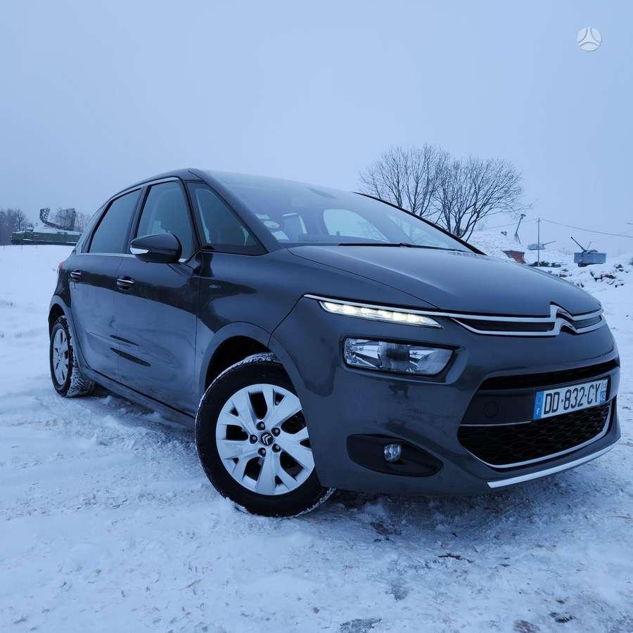 Grey Citroen c4-picasso 2014 in Kaunas, with an engine capacity of 1.56 L and mileage of 276 thousand km for 4650 €, photo 1 on AUTOMOTO.COM.LV