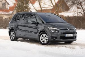 Grey Citroen c4-picasso 2014 in Jelgava, with an engine capacity of 1.60 L and mileage of 0 thousand km for 5990 €, photo  on AUTOMOTO.COM.LV