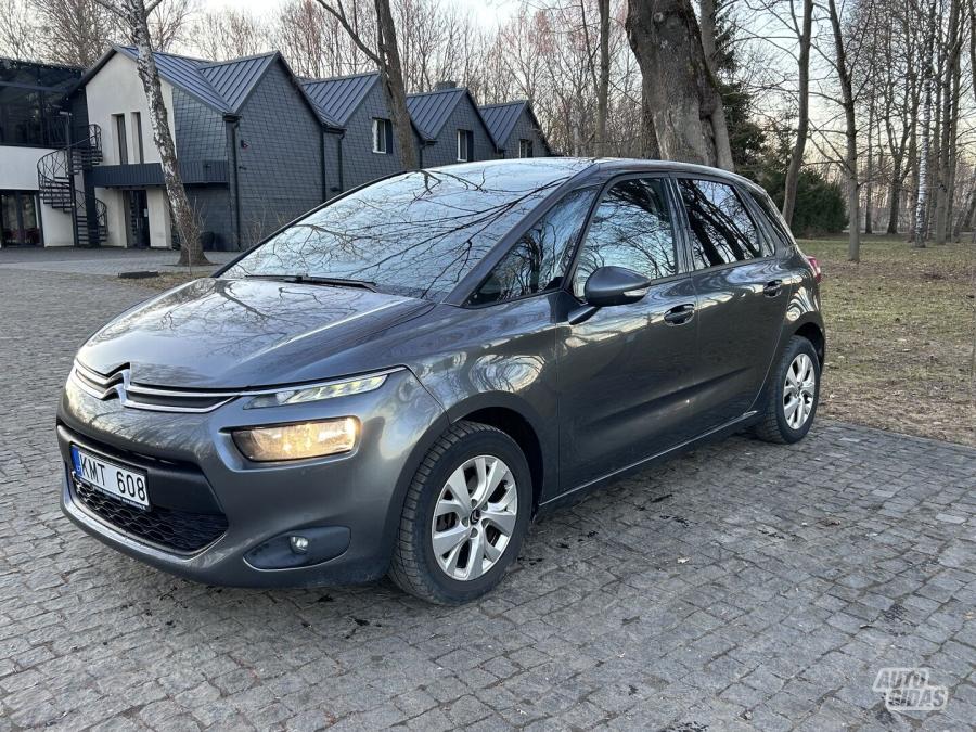 Pelēks Citroen c4-picasso 2015 Panevēža, ar dzinēja tilpumu 1.60 L un nobraukumu 334 tūkst. km par 4500 €, foto 4 vietnē AUTOMOTO.COM.LV