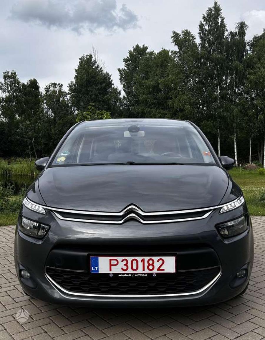 Pelēks Citroen c4-picasso 2015 Utena, ar dzinēja tilpumu 1.56 L un nobraukumu 301 tūkst. km par 4950 €, foto 10 vietnē AUTOMOTO.COM.LV