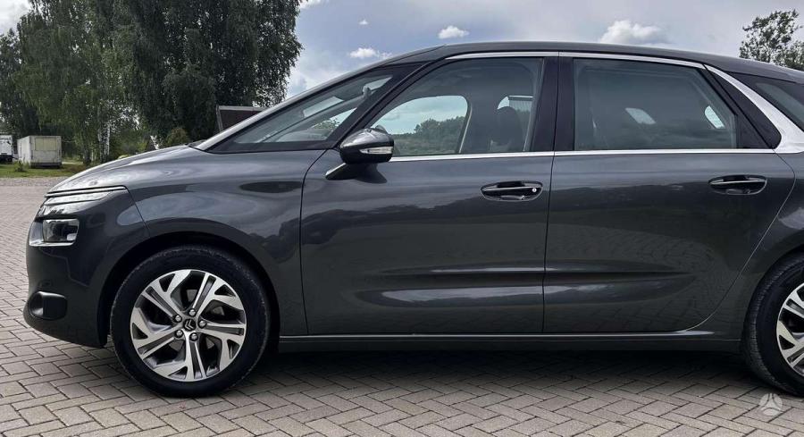 Pelēks Citroen c4-picasso 2015 Utena, ar dzinēja tilpumu 1.56 L un nobraukumu 301 tūkst. km par 4950 €, foto 11 vietnē AUTOMOTO.COM.LV