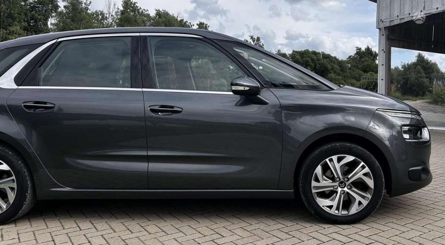 Pelēks Citroen c4-picasso 2015 Utena, ar dzinēja tilpumu 1.56 L un nobraukumu 301 tūkst. km par 4950 €, foto 14 vietnē AUTOMOTO.COM.LV