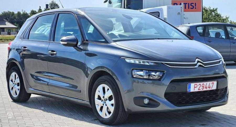 Pelēks Citroen c4-picasso 2015 Tauragė, ar dzinēja tilpumu 1.56 L un nobraukumu 207 tūkst. km par 4800 €, foto 4 vietnē AUTOMOTO.COM.LV