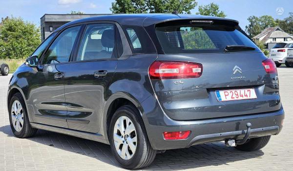 Grey Citroen c4-picasso 2015 in Taurage, with an engine capacity of 1.56 L and mileage of 207 thousand km for 4800 €, photo 7 on AUTOMOTO.COM.LV