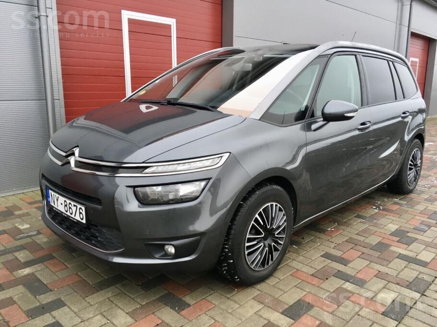 Pelēks Citroen c4-picasso 2016 Talsi, ar dzinēja tilpumu 1.60 L un nobraukumu 200 tūkst. km par 10500 €, foto 7 vietnē AUTOMOTO.COM.LV