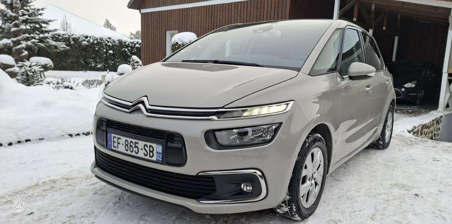 Grey Citroen c4-picasso 2016 in Kaunas, with an engine capacity of 1.56 L and mileage of 190 thousand km for 5950 €, photo 21 on AUTOMOTO.COM.LV