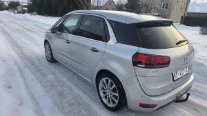 Grey Citroen c4-picasso 2016 in Kaunas, with an engine capacity of 1.60 L and mileage of 212 thousand km for 5950 €, photo 7 on AUTOMOTO.COM.LV