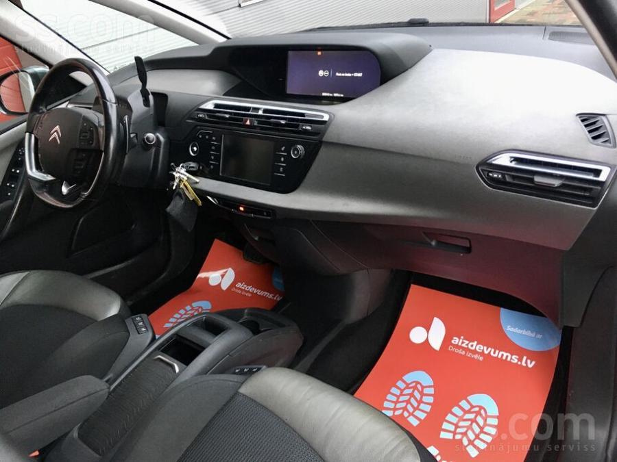 Pelēks Citroen c4-picasso 2016 Talsi, ar dzinēja tilpumu 1.60 L un nobraukumu 200 tūkst. km par 9990 €, foto 19 vietnē AUTOMOTO.COM.LV
