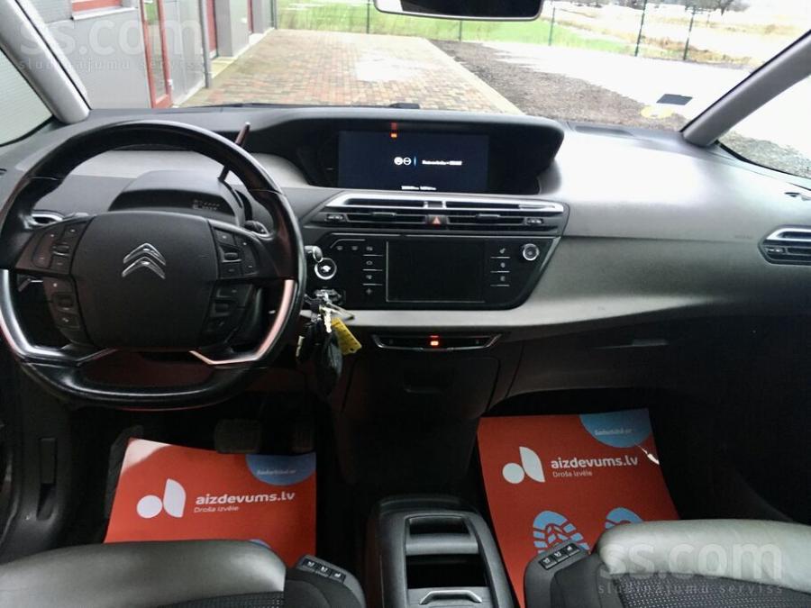 Pelēks Citroen c4-picasso 2016 Talsi, ar dzinēja tilpumu 1.60 L un nobraukumu 200 tūkst. km par 9990 €, foto 20 vietnē AUTOMOTO.COM.LV