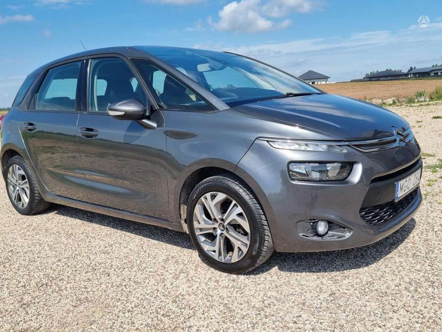 Pelēks Citroen c4-picasso 2016 Viļņa, ar dzinēja tilpumu 1.56 L un nobraukumu 270 tūkst. km par 4650 €, foto 11 vietnē AUTOMOTO.COM.LV