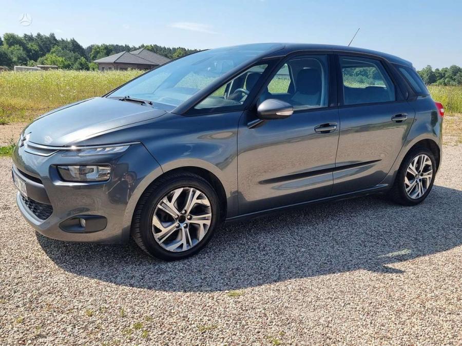Pelēks Citroen c4-picasso 2016 Viļņa, ar dzinēja tilpumu 1.56 L un nobraukumu 270 tūkst. km par 4650 €, foto 12 vietnē AUTOMOTO.COM.LV