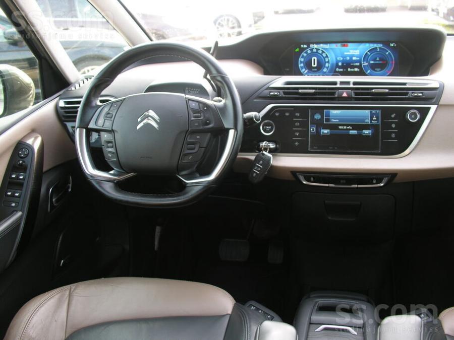 Pelēks Citroen c4-picasso 2016 Rīga, ar dzinēja tilpumu 2.00 L un nobraukumu 290 tūkst. km par 7850 €, foto 21 vietnē AUTOMOTO.COM.LV