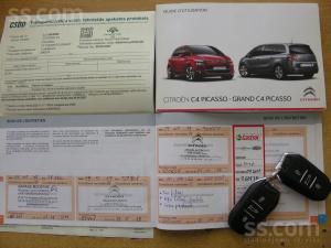 Pelēks Citroen c4-picasso 2016 Rīga, ar dzinēja tilpumu 2.00 L un nobraukumu 290 tūkst. km par 7850 €, foto 26 vietnē AUTOMOTO.COM.LV