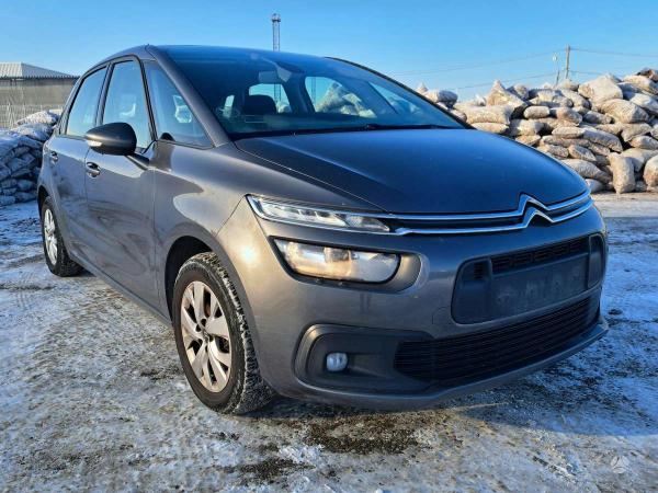 Grey Citroen c4-picasso 2017 in Kaunas, with an engine capacity of 1.56 L and mileage of 205 thousand km for 5999 €, photo 1 on AUTOMOTO.COM.LV