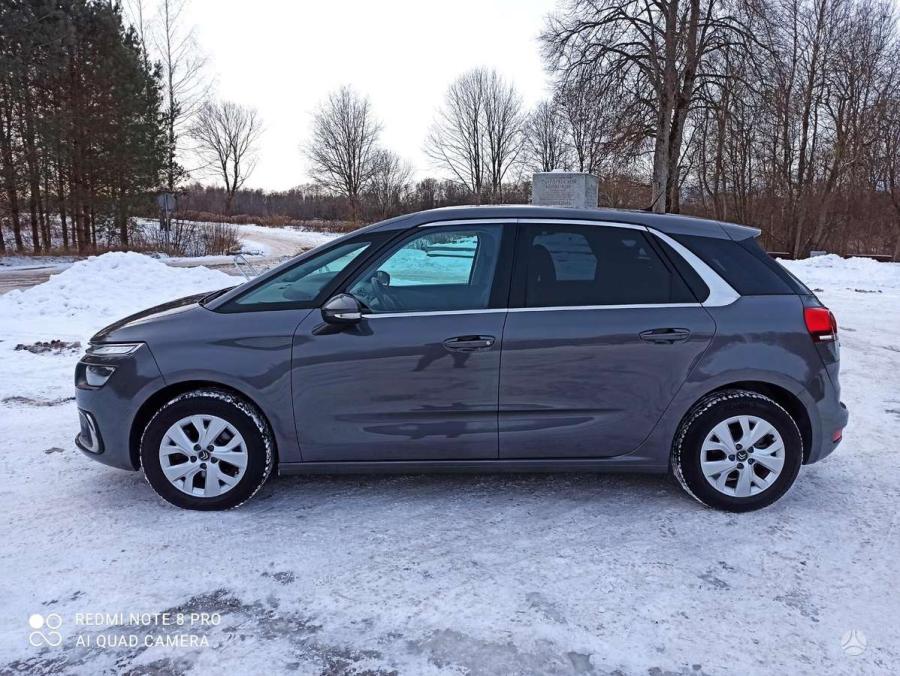 Pelēks Citroen c4-picasso 2017 Tauragė, ar dzinēja tilpumu 1.56 L un nobraukumu 133 tūkst. km par 6200 €, foto 7 vietnē AUTOMOTO.COM.LV