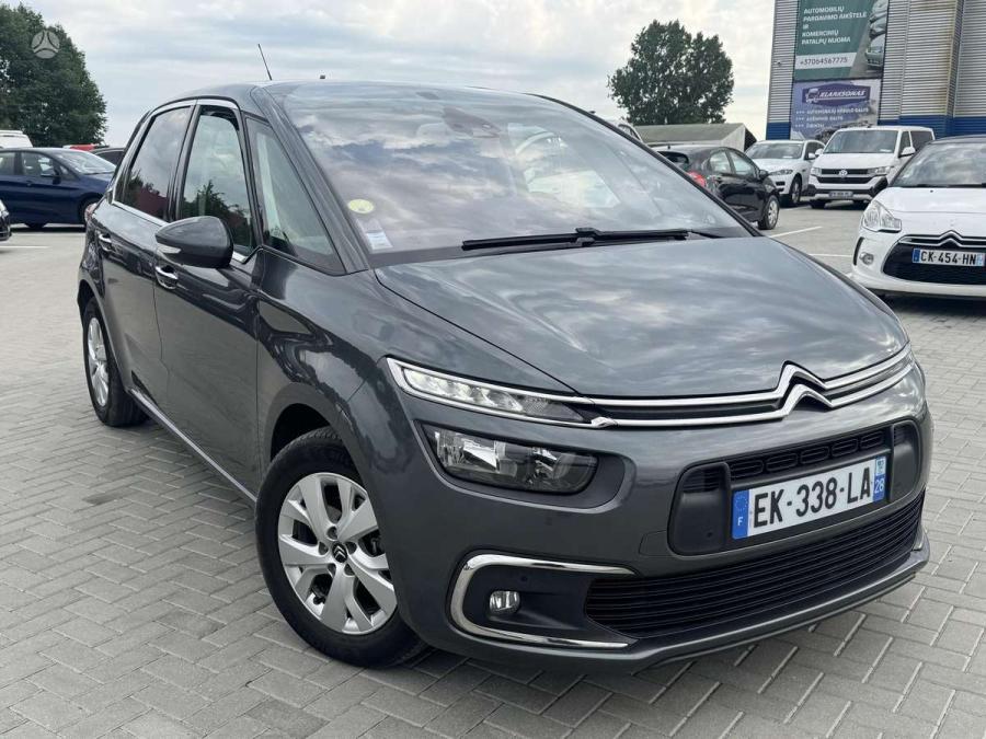 Pelēks Citroen c4-picasso 2017 Tauragė, ar dzinēja tilpumu 1.56 L un nobraukumu 212 tūkst. km par 6300 €, foto 4 vietnē AUTOMOTO.COM.LV