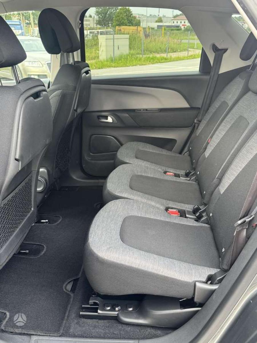 Pelēks Citroen c4-picasso 2017 Tauragė, ar dzinēja tilpumu 1.56 L un nobraukumu 212 tūkst. km par 6300 €, foto 13 vietnē AUTOMOTO.COM.LV