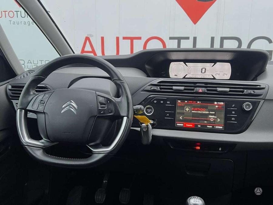Pelēks Citroen c4-picasso 2018 Tauragė, ar dzinēja tilpumu 1.60 L un nobraukumu 302 tūkst. km par 6900 €, foto 13 vietnē AUTOMOTO.COM.LV