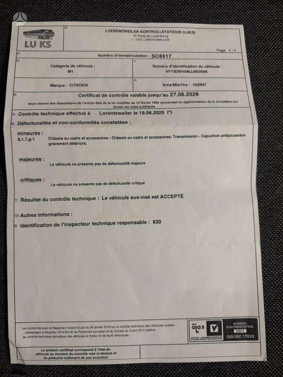 Серый Ситроен С4 Пикассо 2018 в Каунас, объемом двигателя 1.56 л и пробегом 238 тыс. км за 7500 €, фото 39 на AUTOMOTO.COM.LV
