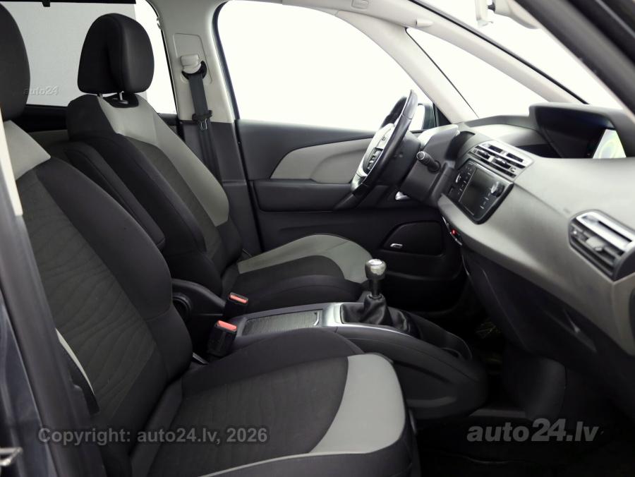 Grey Citroen c4-picasso 2015 in Tallinn, with an engine capacity of 1.60 L and mileage of 224 thousand km for 3999 €, photo 7 on AUTOMOTO.COM.LV