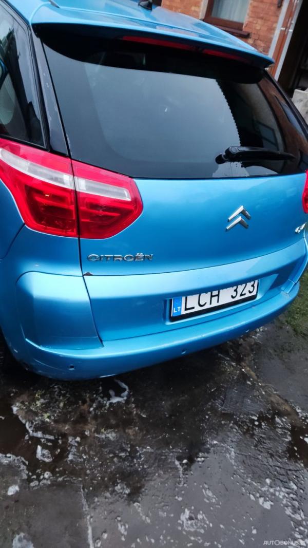 Citroen c4-picasso 2008 Kauņa, ar dzinēja tilpumu 1.80 L un nobraukumu 162 tūkst. km par 1600 €, foto 5 vietnē AUTOMOTO.COM.LV