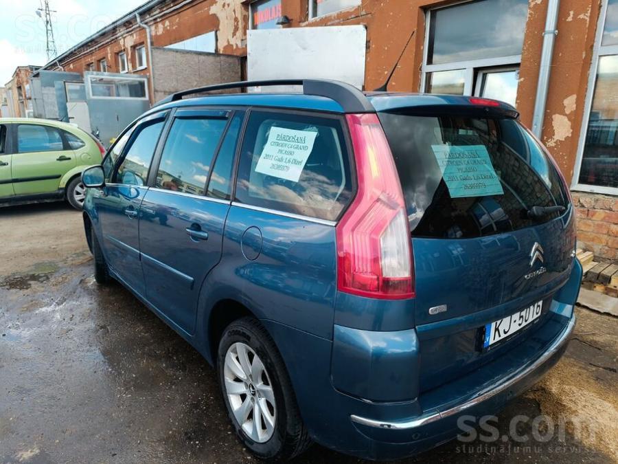 Citroen c4-picasso 2011 Jelgava, ar dzinēja tilpumu 1.60 L un nobraukumu 378 tūkst. km par 3000 €, foto 8 vietnē AUTOMOTO.COM.LV