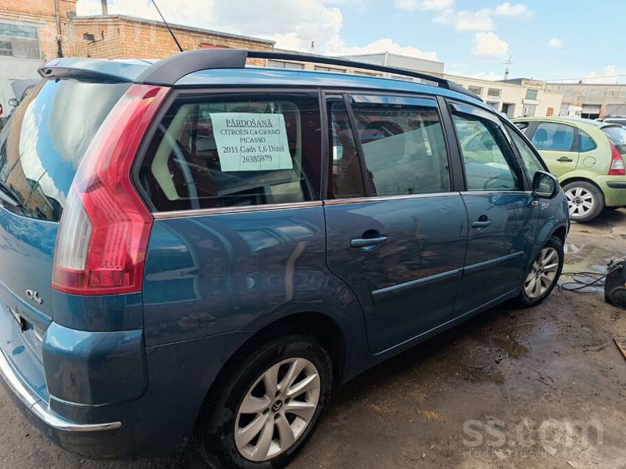 Citroen c4-picasso 2011 Jelgava, ar dzinēja tilpumu 1.60 L un nobraukumu 378 tūkst. km par 3000 €, foto 9 vietnē AUTOMOTO.COM.LV
