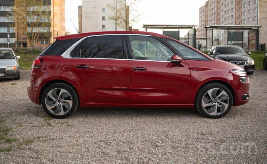 Sarkans Citroen c4-picasso 2013 Liepāja, ar dzinēja tilpumu 1.60 L un nobraukumu 113 tūkst. km par 7900 €, foto 4 vietnē AUTOMOTO.COM.LV