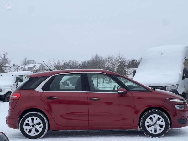Sarkans Citroen c4-picasso 2013 Tauragė, ar dzinēja tilpumu 1.60 L un nobraukumu 260 tūkst. km par 4700 €, foto 5 vietnē AUTOMOTO.COM.LV