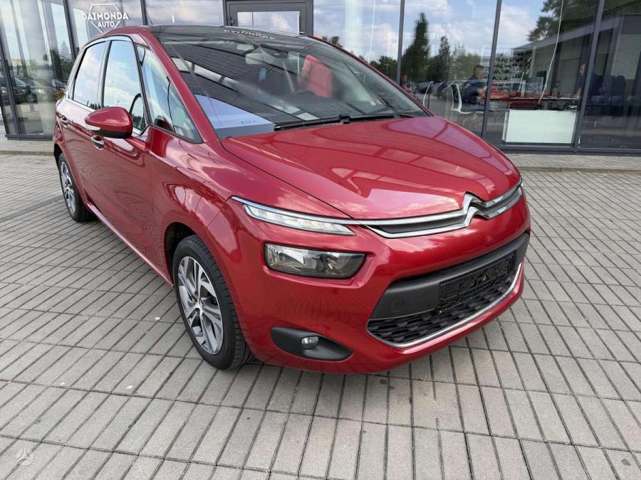 Sarkans Citroen c4-picasso 2013 Kauņa, ar dzinēja tilpumu 1.60 L un nobraukumu 156 tūkst. km par 5700 €, foto 3 vietnē AUTOMOTO.COM.LV