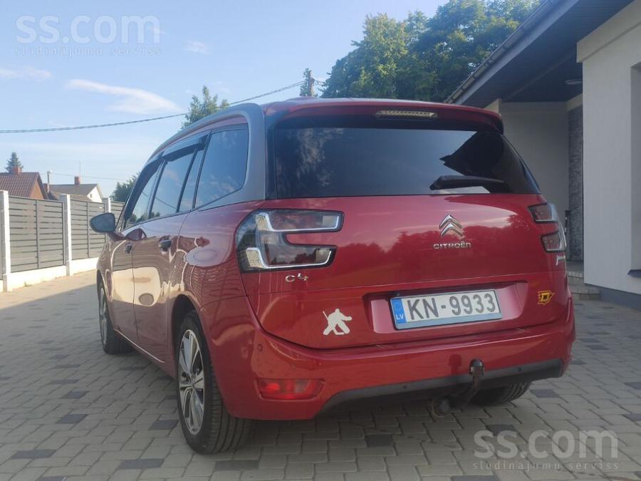 Sarkans Citroen c4-picasso 2014 Daugavpils, ar dzinēja tilpumu 1.60 L un nobraukumu 169 tūkst. km par 8150 €, foto 4 vietnē AUTOMOTO.COM.LV